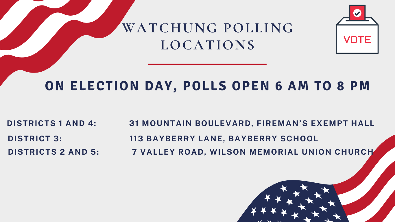 Watchung, NJ - Election Information